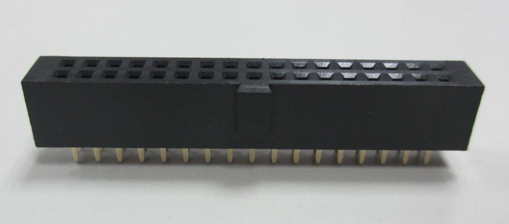 SH2-XXX-PT Interconnect Stamped In-Line Socket Strip Double Row ...